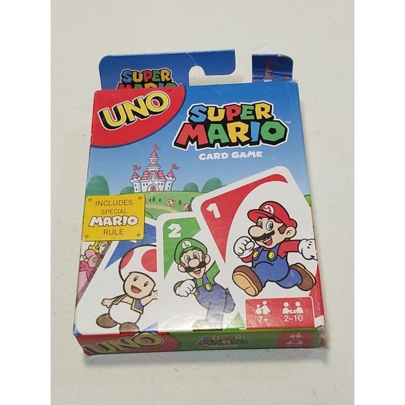 Nintendo | Toys | Mattel Uno Super Mario Bros Nintendo Card Game Ages 7 ...